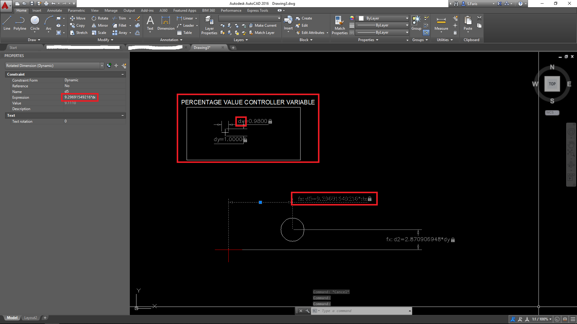 How to offset object positions relative to a point with % as the ...