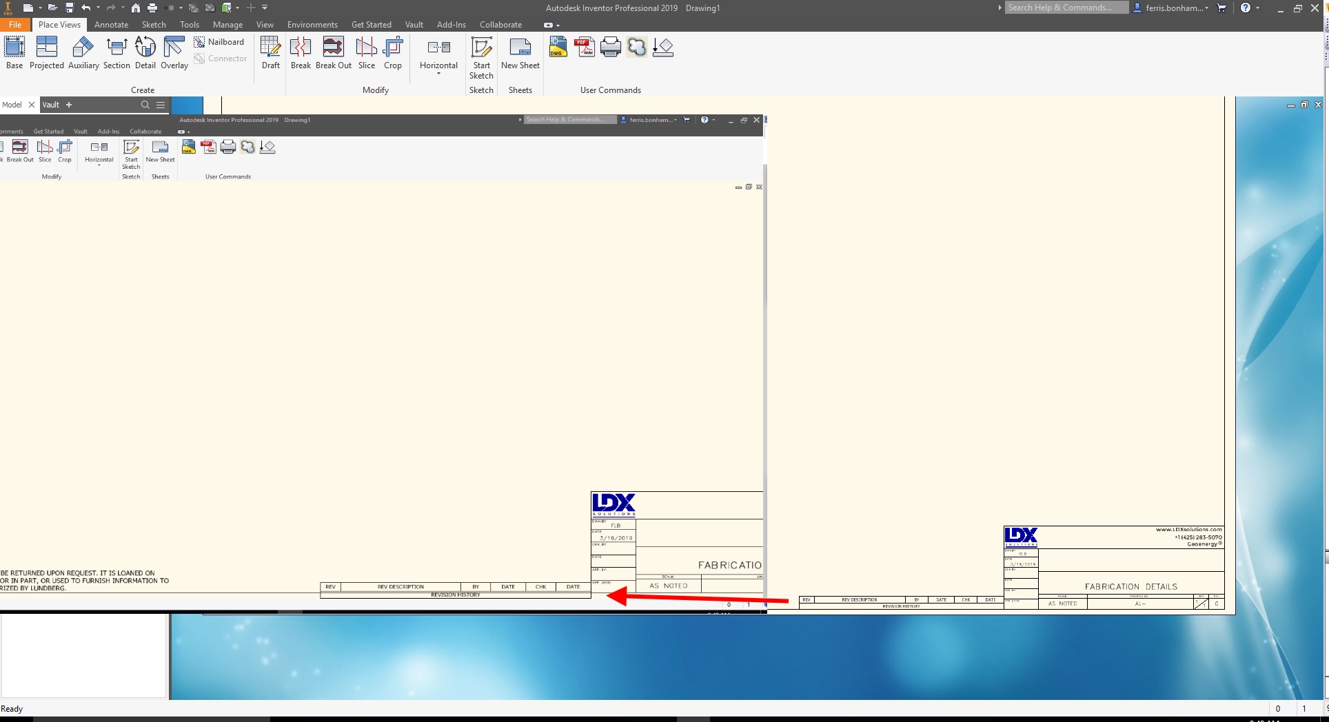 idw TEMPLATE REV TABLE DIFFERENT LOCATION ON DIFFERENT MACHINES ...