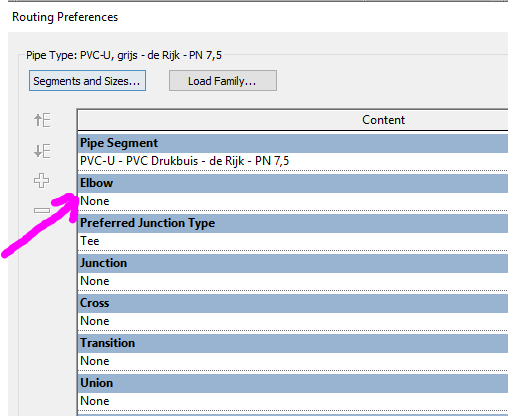 pipe edit type - Autodesk Community