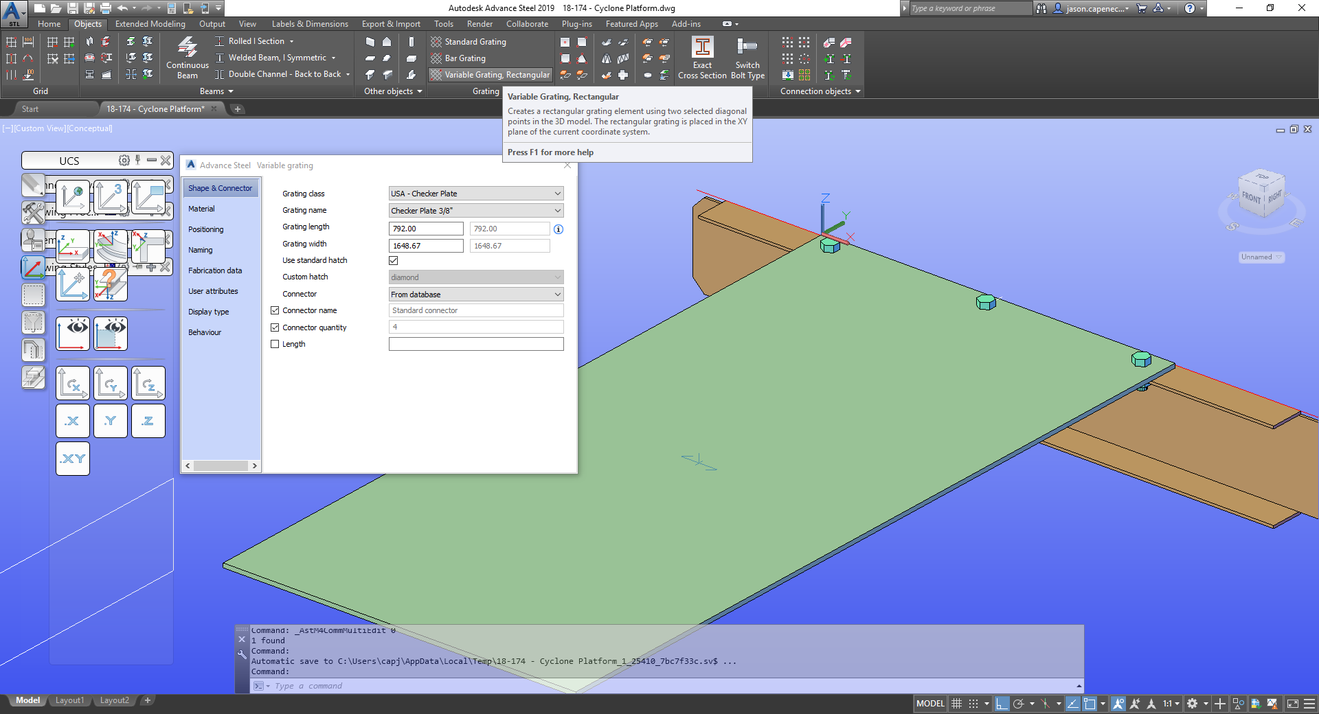 Countersunk Floor plate - Autodesk Community
