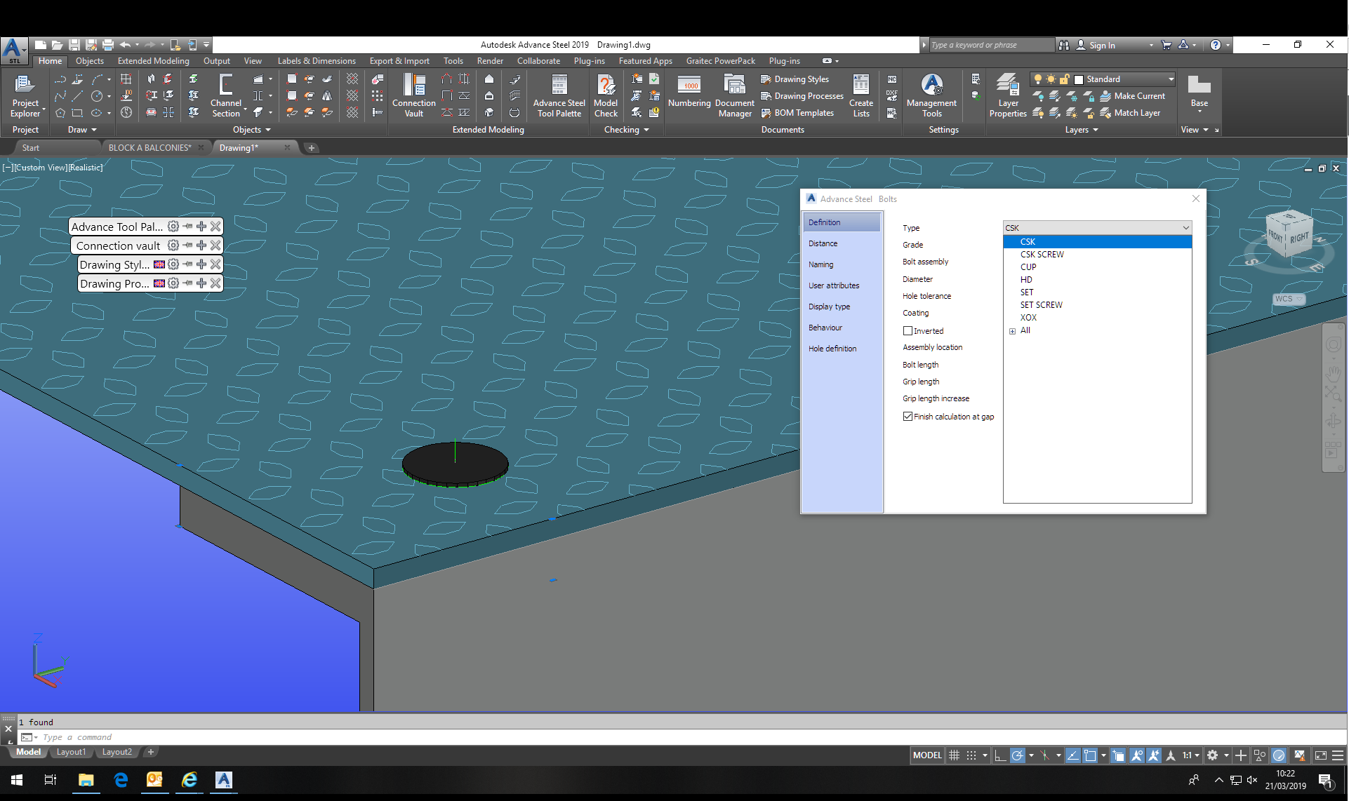 Countersunk Floor plate - Autodesk Community