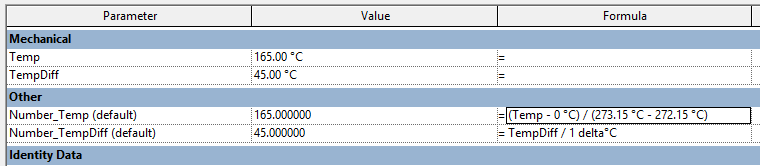 Solved: Converting temperature difference parameter to number ...