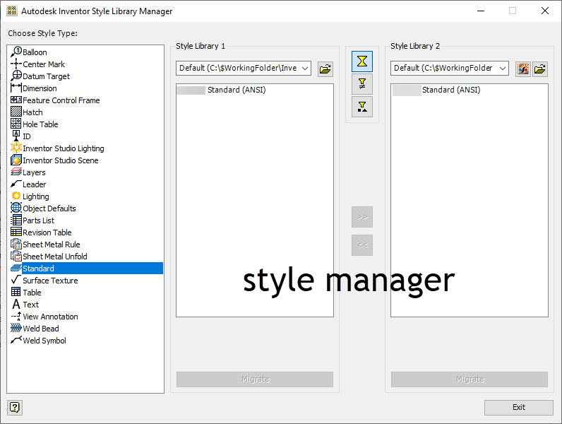 Styles, Library & Manager - Autodesk Community