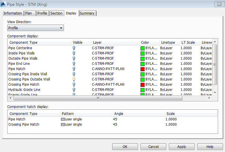 Drawing pipes in profile include to much - Autodesk Community