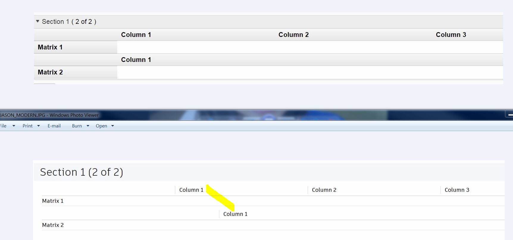 Modern UI - Matrix Alignment - Autodesk Community