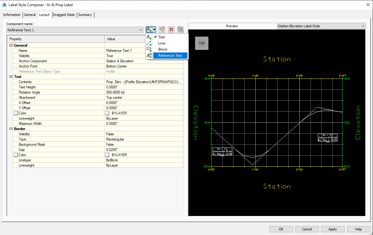 Profile label for multiple profiles - Autodesk Community