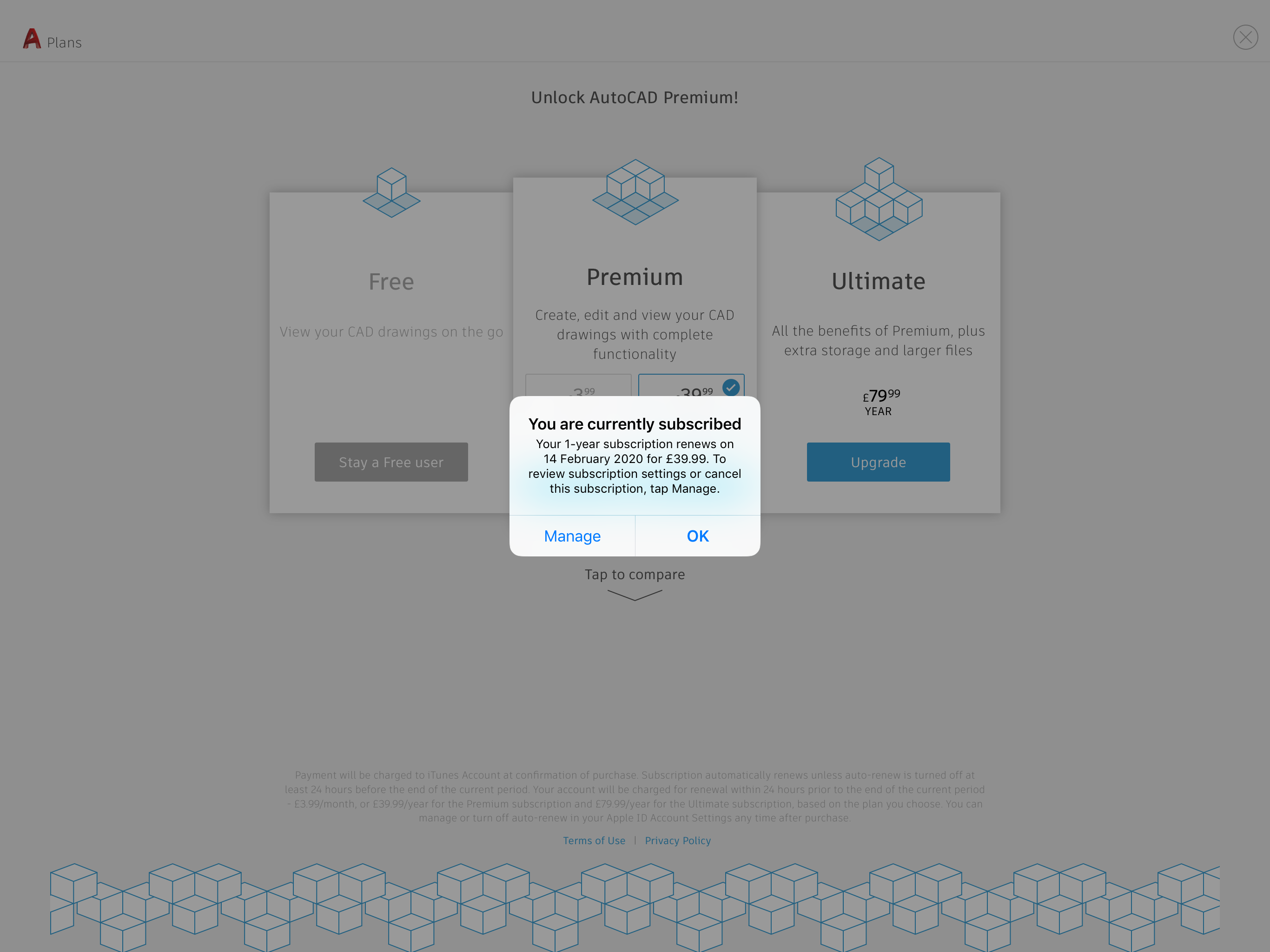 I paid premium access but app still show free version - Autodesk Community
