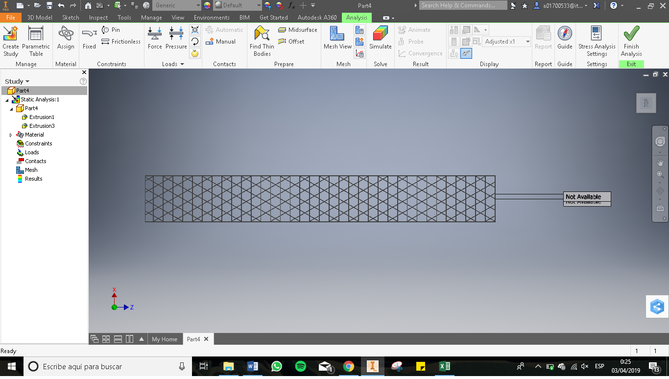 Improper constraints, material or mesh - Autodesk Community