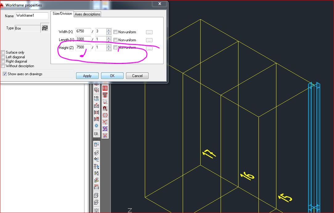 Solved: Workframe axes not showing on layout space when attaching to document. - Autodesk Community