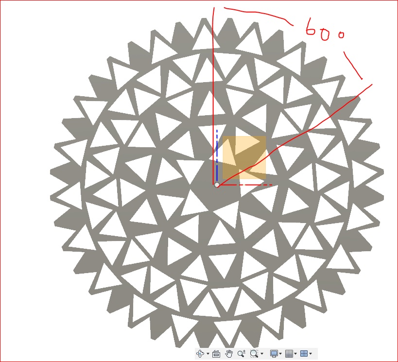 Solved: Optimal way of creating a circular pattern like this about a ...