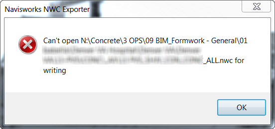Solved: Navis 2014 - Can't open file to write. - Autodesk Community
