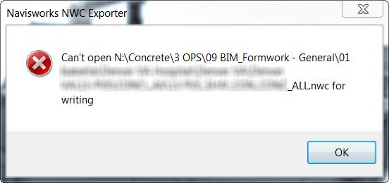 Solved: Navis 2014 - Can't open file to write. - Autodesk Community