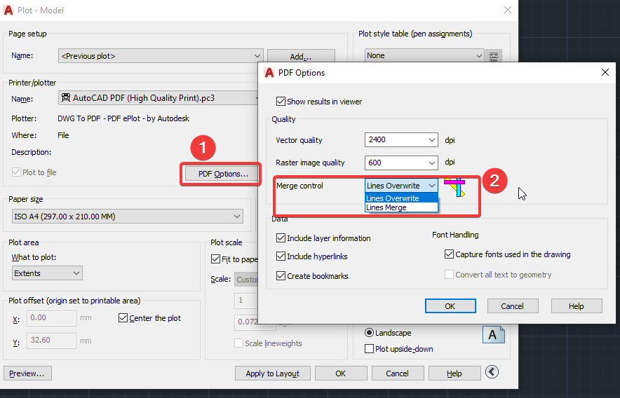 Wipeout frames in pdf have artifacts but plot as expected - Autodesk ...