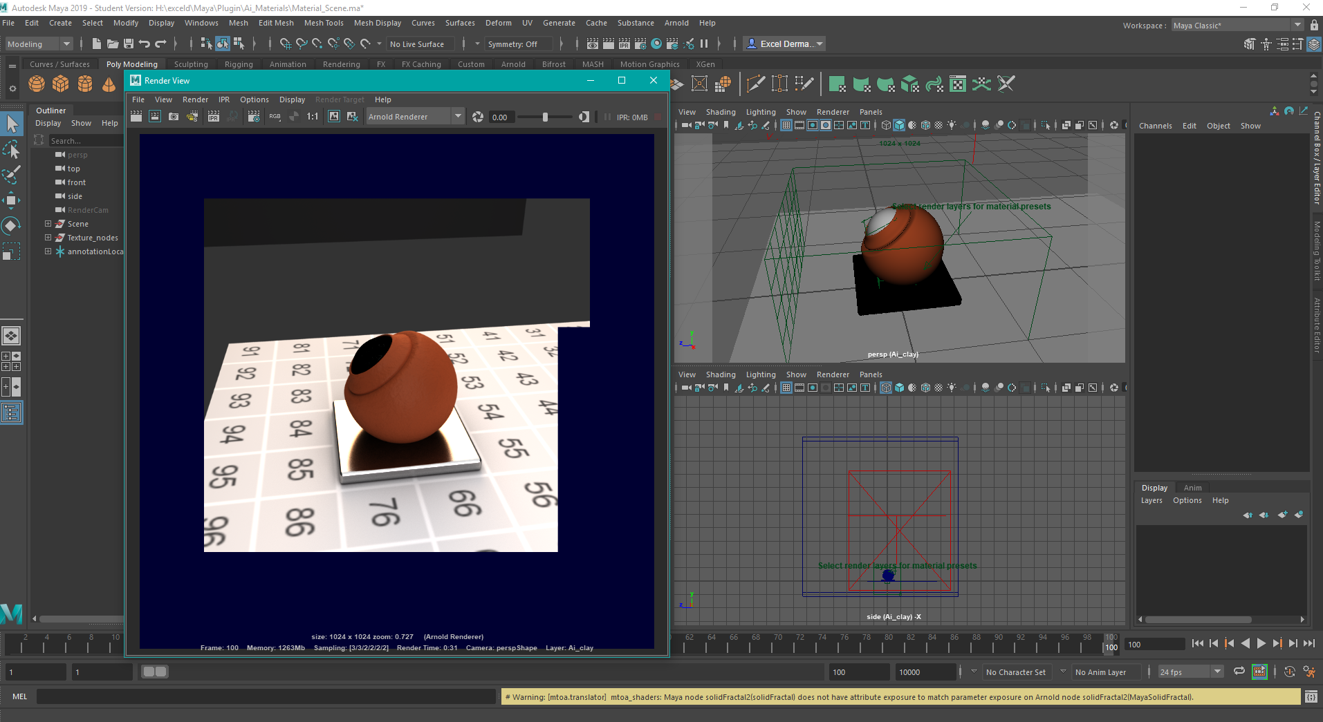 Solved: Nothing is shown for arnold presets in hypershade - Autodesk Community