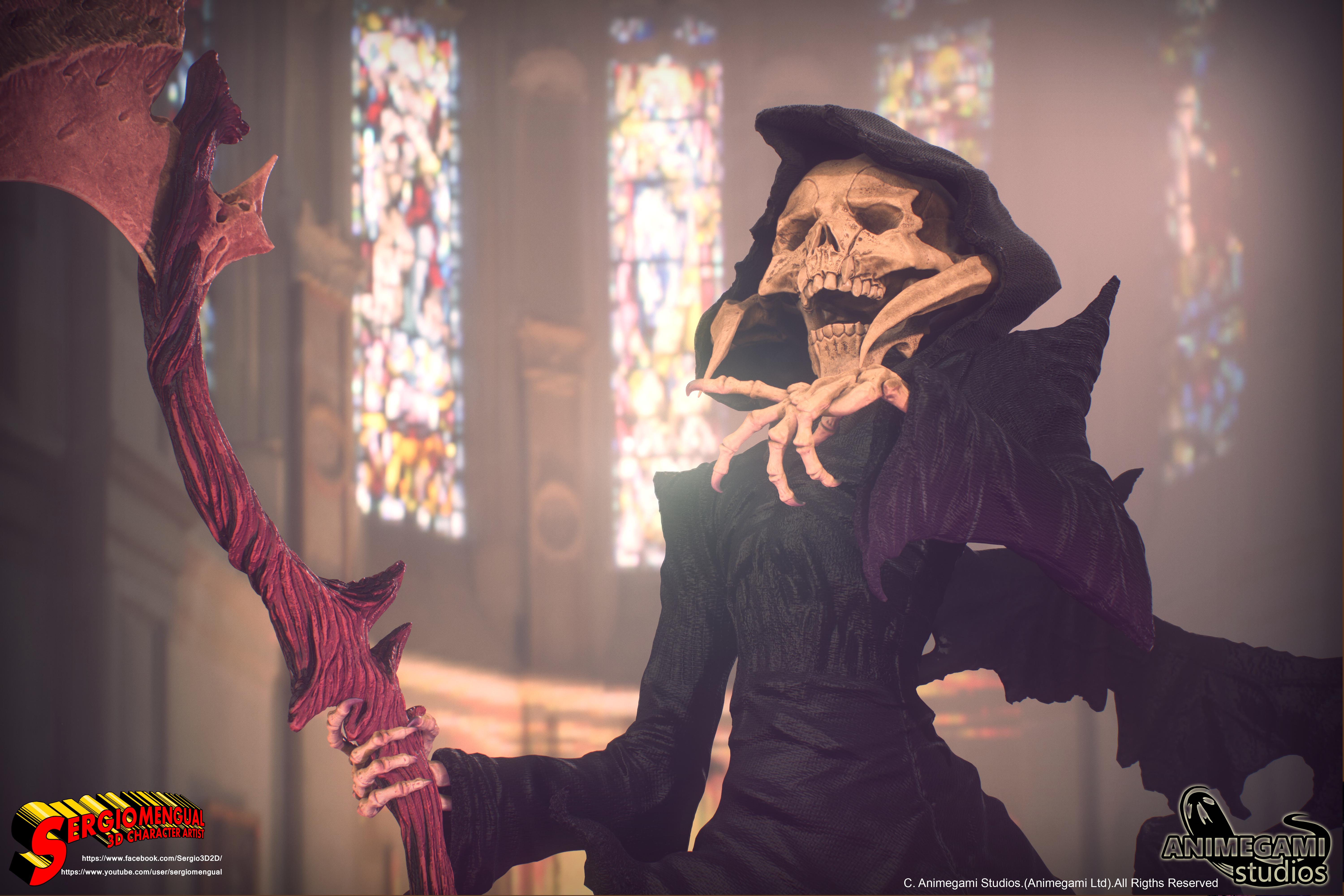 Shinigami Collectible Sculpture for Animegami Studios - Autodesk Community