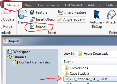 Scale imported STL mesh object - Autodesk Community
