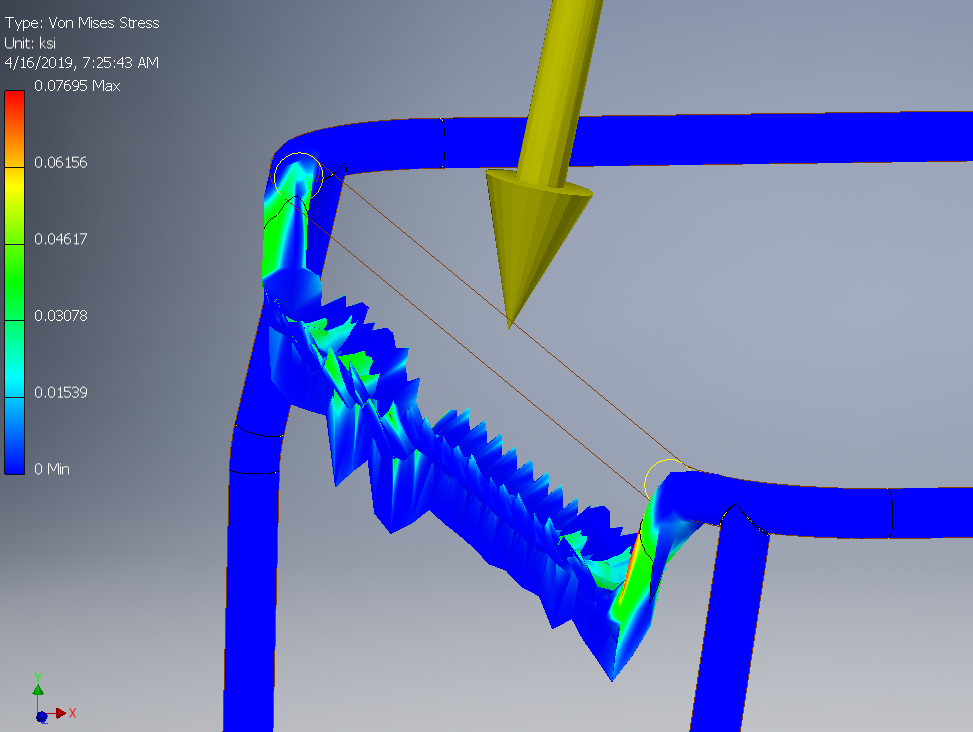 Solved: Bizzarre FEA Results - Autodesk Community