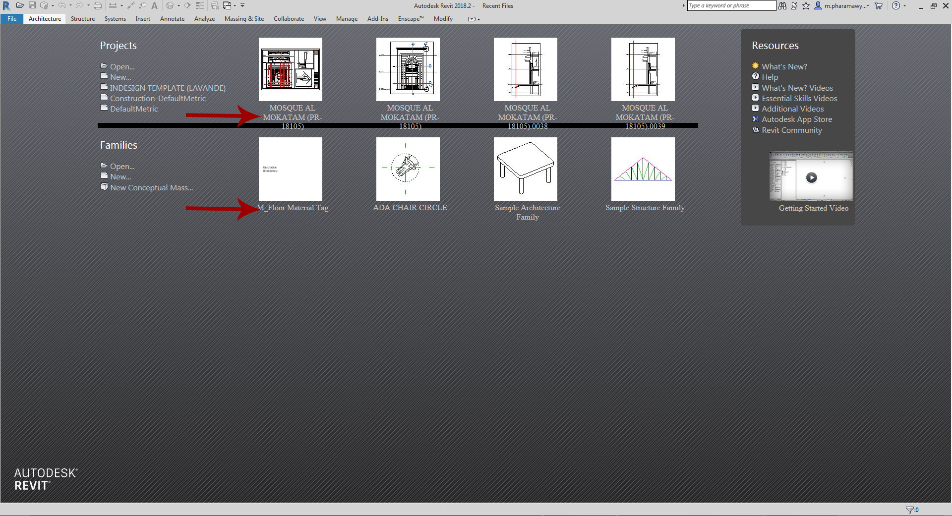 Revit recent projects screen problem - Autodesk Community