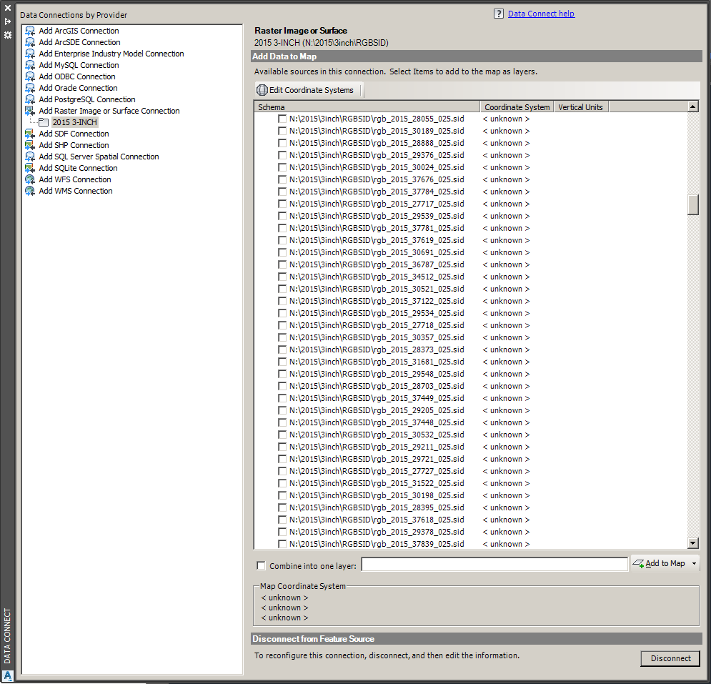 Solved: Connect / Insert FDO data - the available data list isn't sorted by filename. - Autodesk ...