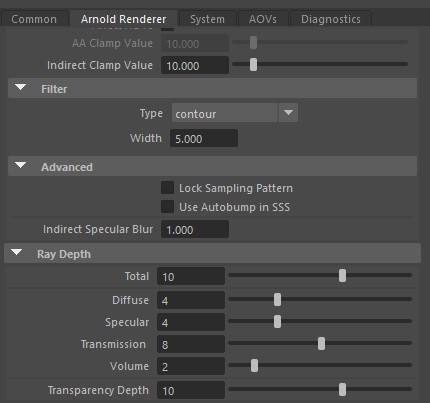Arnold's Render only displays toon edges with the contour filter ...