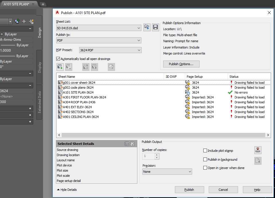 Batch plot all drawings must be open to print all sheets - Autodesk Community