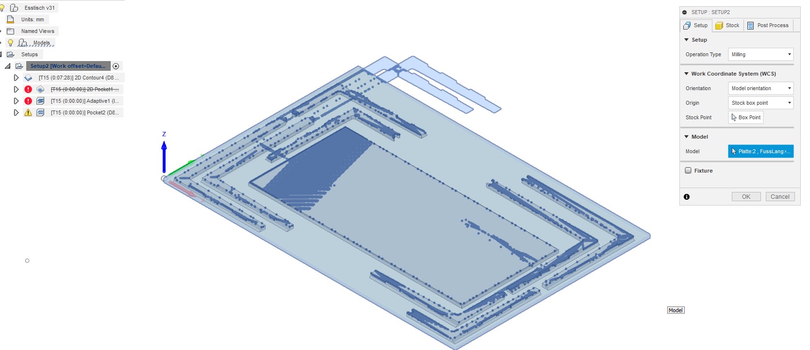 Solved: no toolpath with 3D pocket or 3d adaptive - Autodesk Community