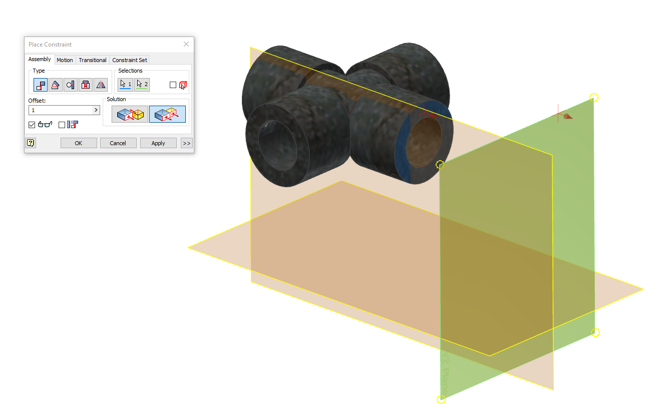 Solved: how to predict to input a positive or negative number on the constraint dialog ...