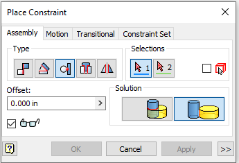 Solved: Help with assembly constraints - Autodesk Community