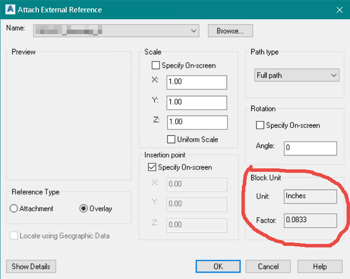 auto-scaling xref - Autodesk Community
