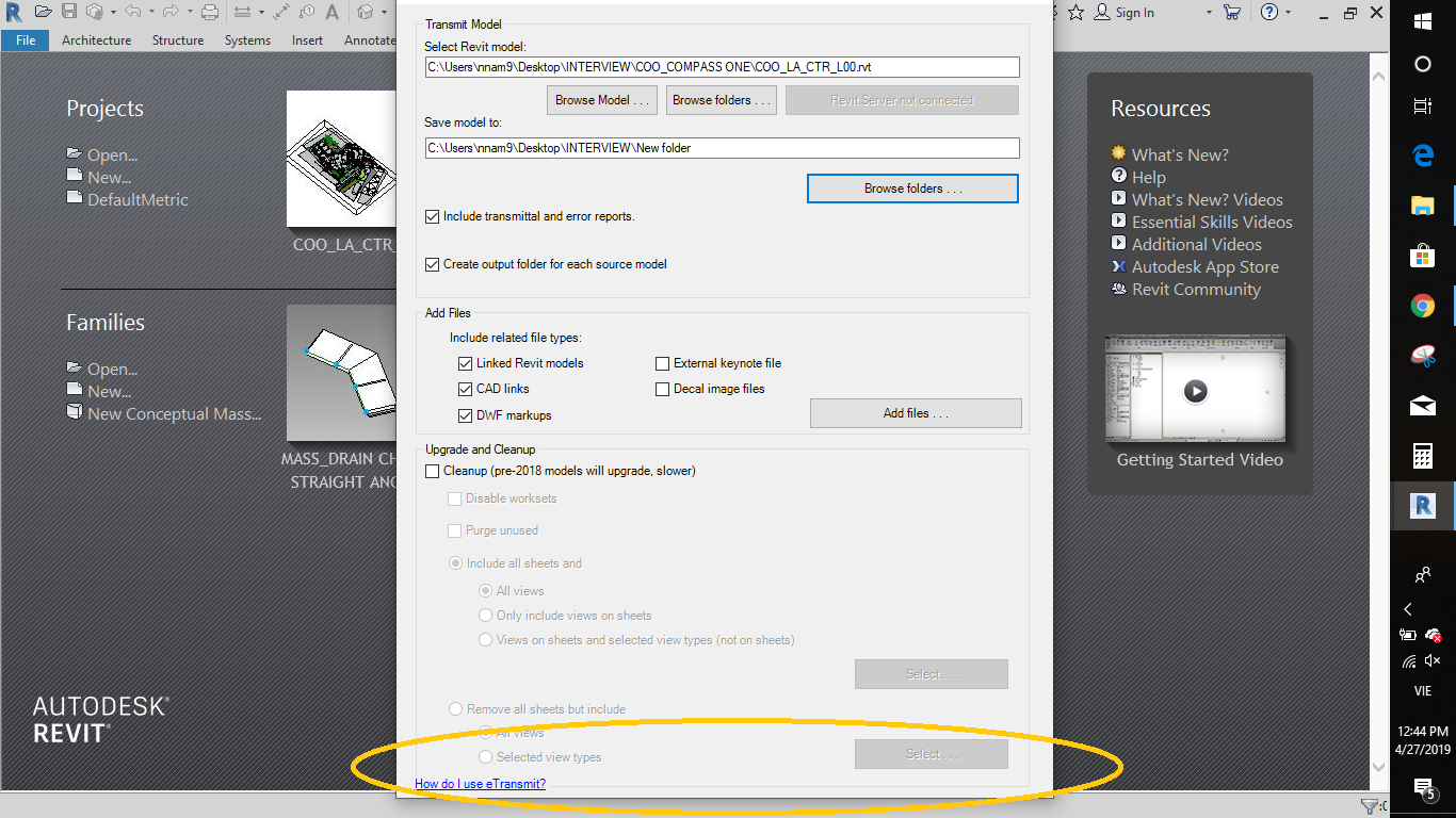 Missing Transmit button when using etransmit revit 2018 - Autodesk ...