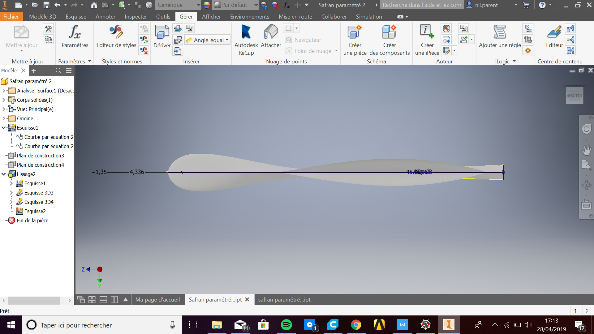 Loft problem with an airfoil - Autodesk Community