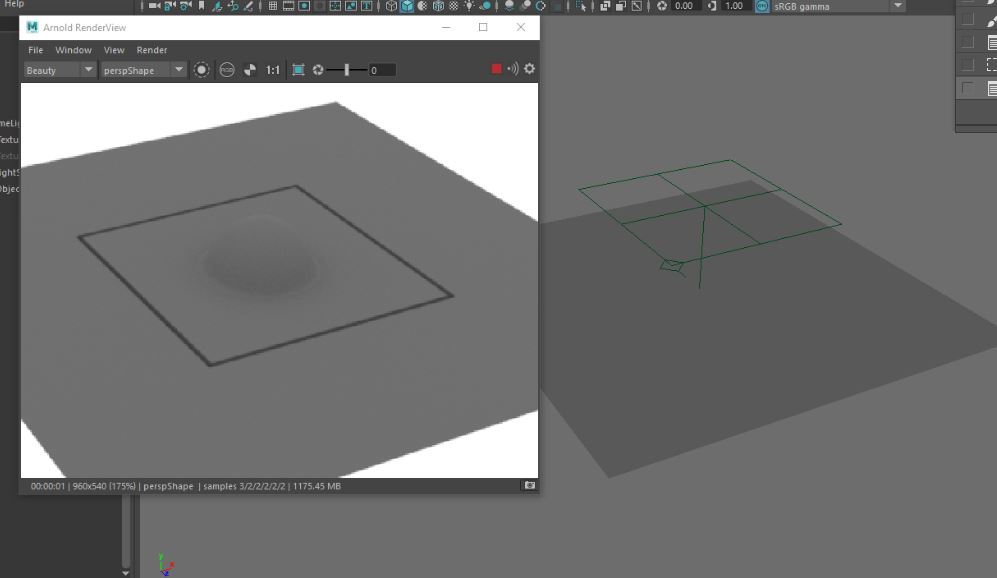 Solved: scaled down projection Texture left with an edge of the ...