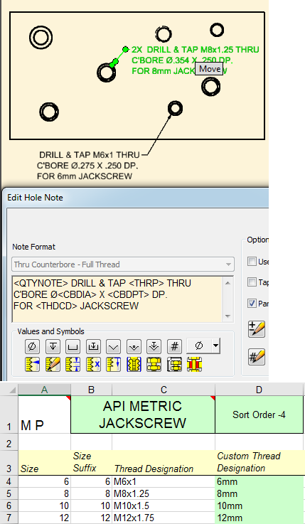 Solved Custom Hole And Callout Autodesk Community