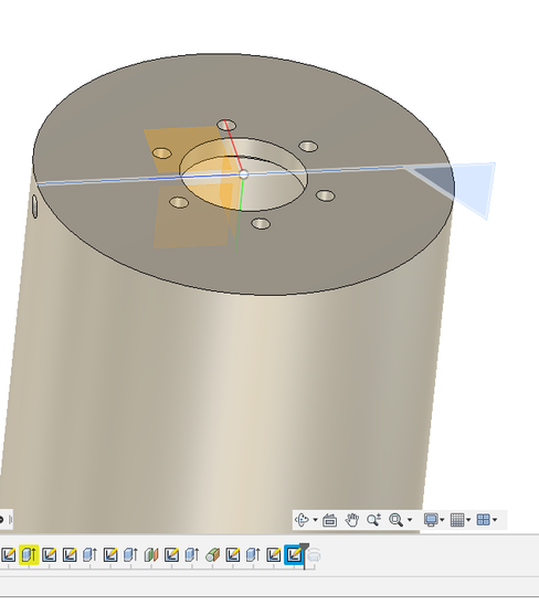 Solved: Partial Chamfer on circular edge - Autodesk Community