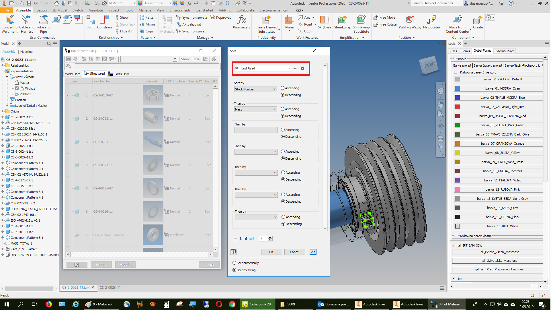 more Keys for Parts List - Autodesk Community
