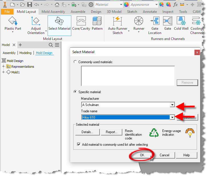 Solved: Inventor 2020 Mold material issue - bug - Autodesk Community