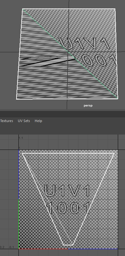 Solved: Different UV distortions within a single polygon - Autodesk Community