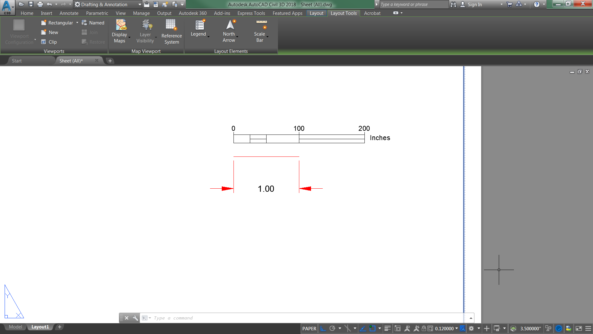 Bar Scale always equals viewport scale x 12 - Autodesk Community