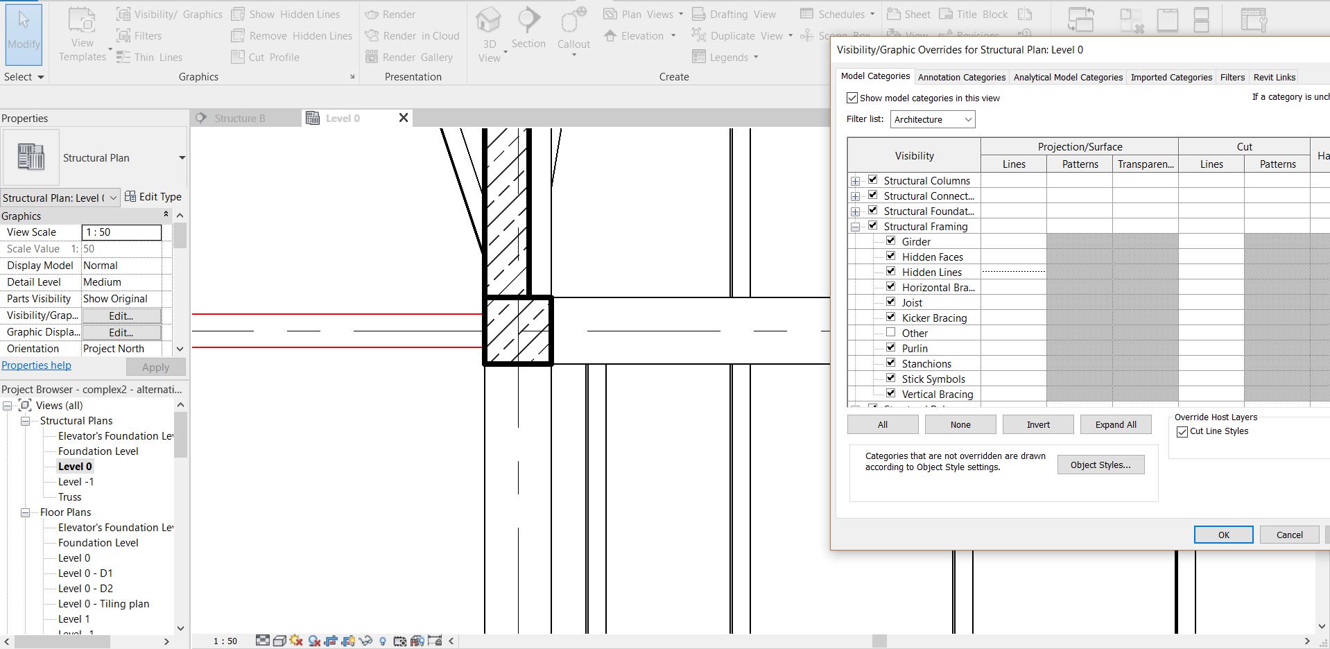 Solved: Hidden line in structural plan - Autodesk Community