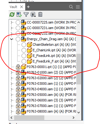 File in Inventor Vault tree but not in Inventor assy - Autodesk Community