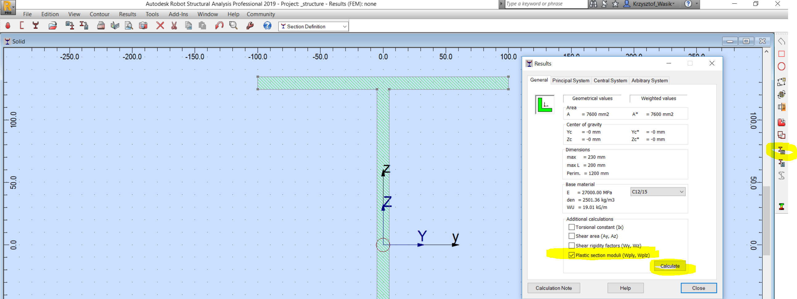 Section Properties Autodesk Community 