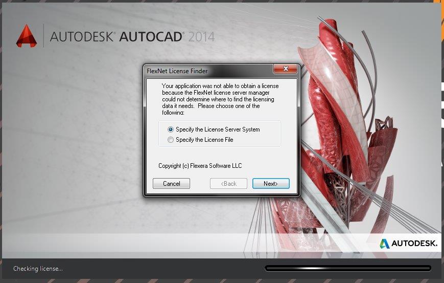 (AUTOCAD 2014) Problema para verificar licença em REDE (FlexNet ...