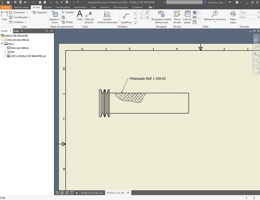 Solucionado: Moleteado en superficie curva - Autodesk Community