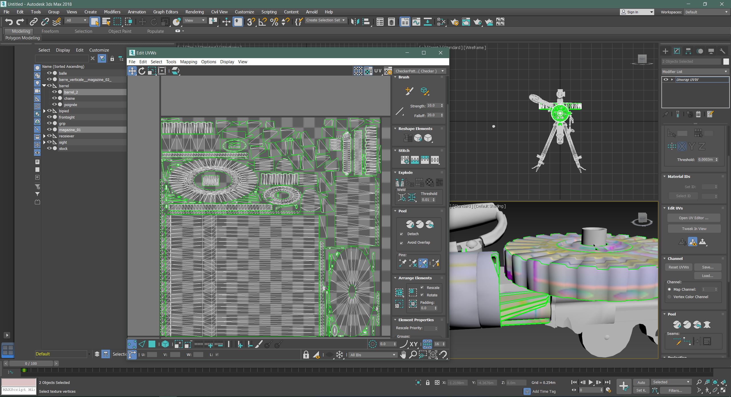 Solved Possible To Modify Uvs Location In Uv Editor But Not On The Object Autodesk Community