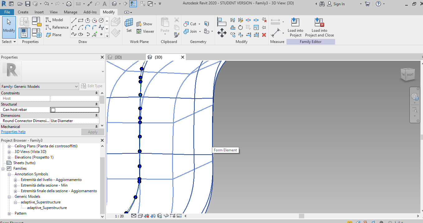Solved: select edges on a Element Form - Autodesk Community