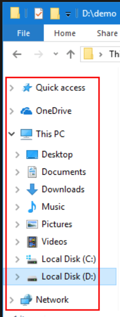 Replace Places Sidebar with Windows 10 Explorer Navigation Pane ...