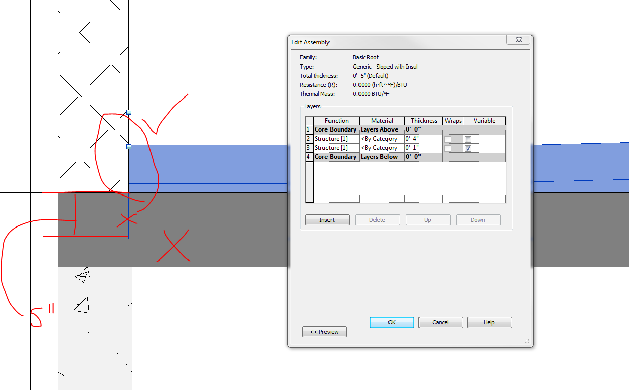 Roof adding to variable depth for no reason - Autodesk Community