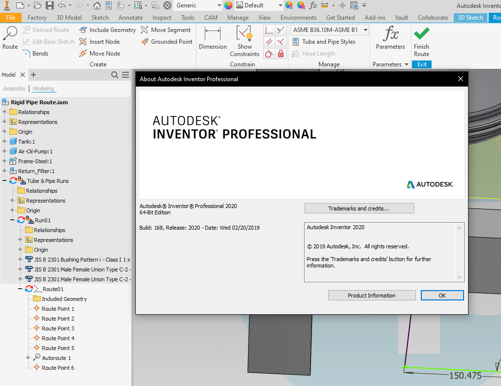 Solved: Inventor 2020 (RTM & 2020.0.1) - Bug - Tube & Pipe Icons ...