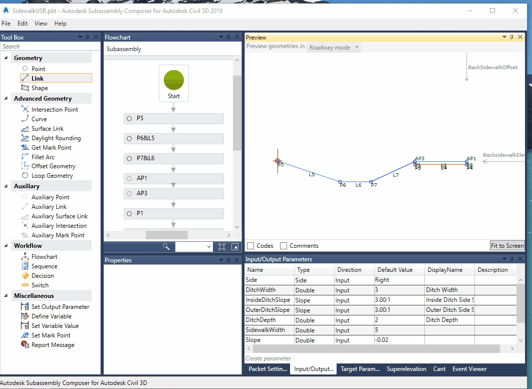 Solved: Problem with FDOT Sidewalk Subassembly - Autodesk Community