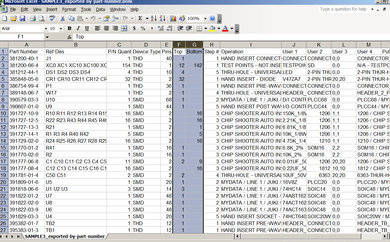 CAM Processor BOM setting - Autodesk Community